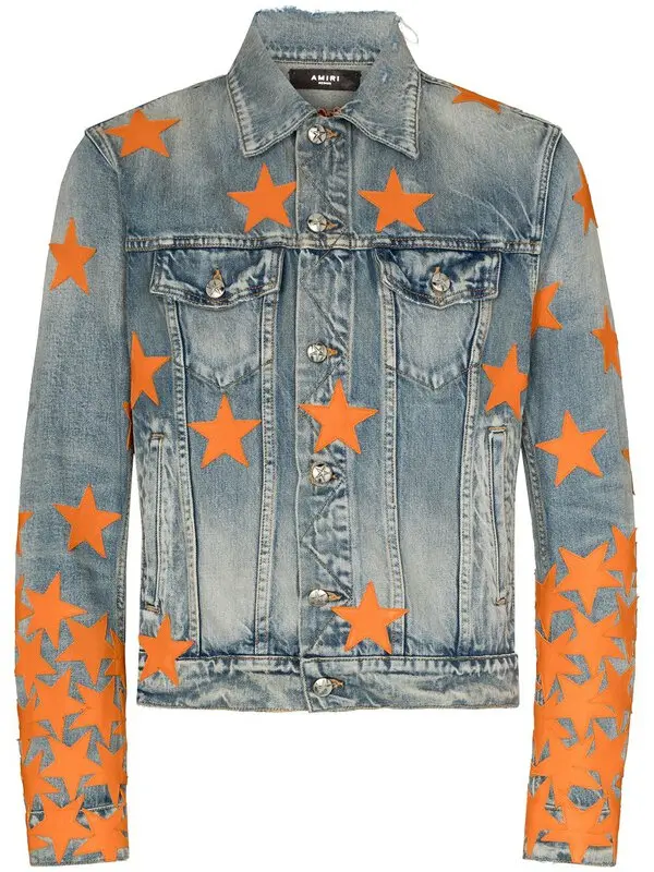 Amiri Chemist Star Trucker Jacket - Blue
