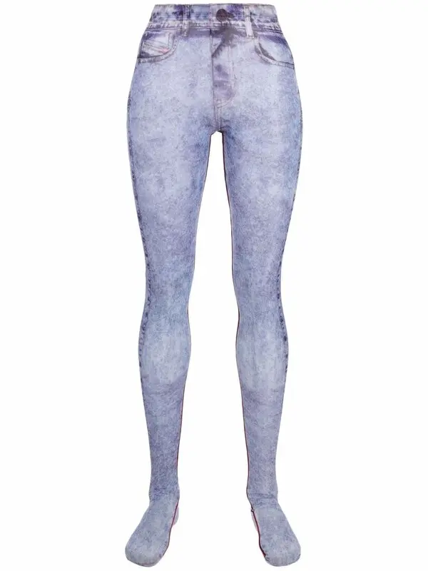 DIESEL® Trompe L'oeil-effect Leggings