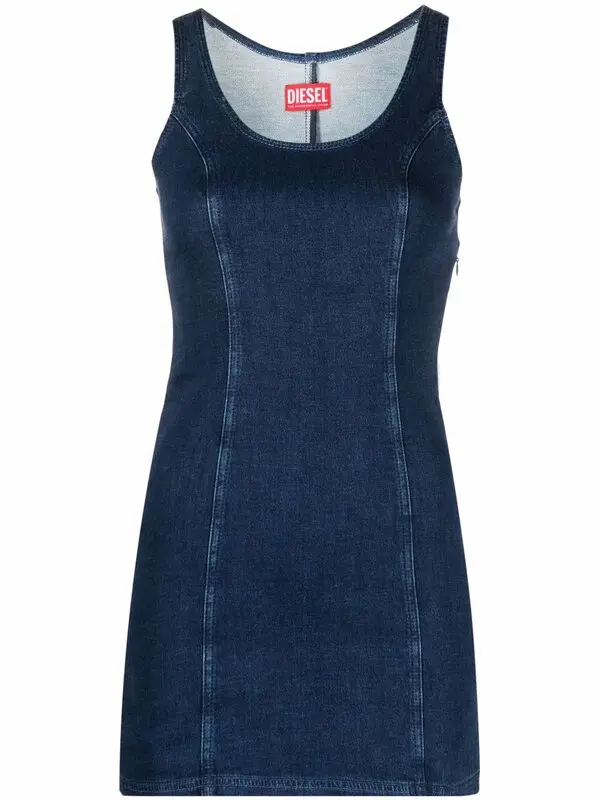 DIESEL® Sleeveless Denim Mini Dress