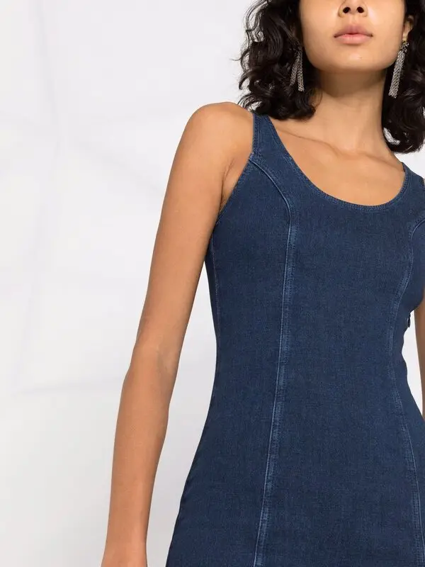 DIESEL® Sleeveless Denim Mini Dress