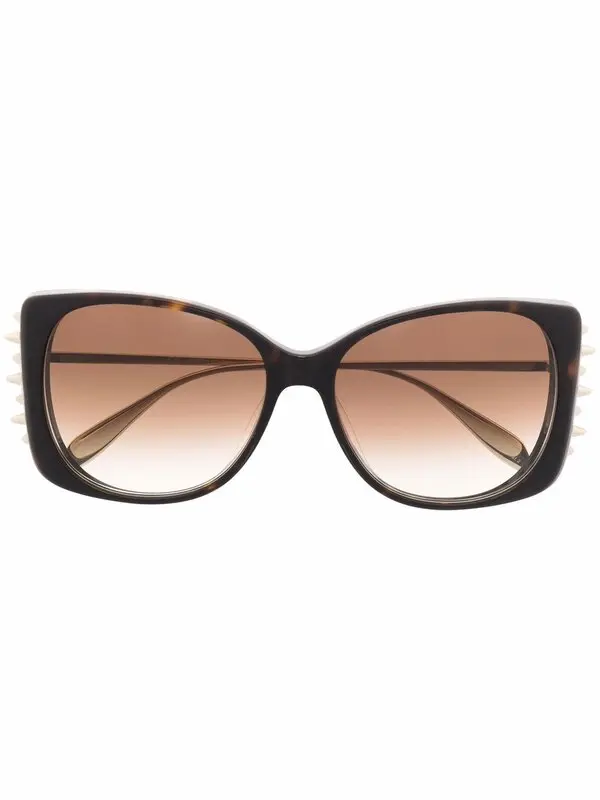 Alexander McQueen Studded Cat-eye Sunglasses