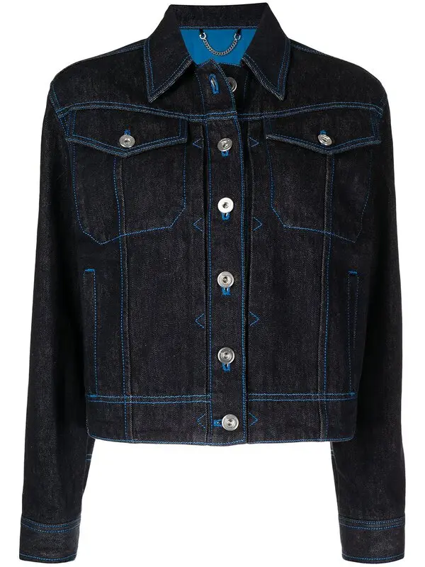 FERRAGAMO Cropped Denim Jacket