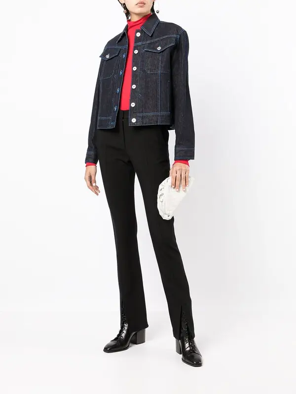 FERRAGAMO Cropped Denim Jacket