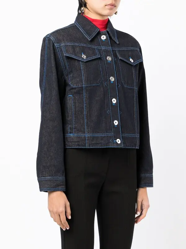 FERRAGAMO Cropped Denim Jacket