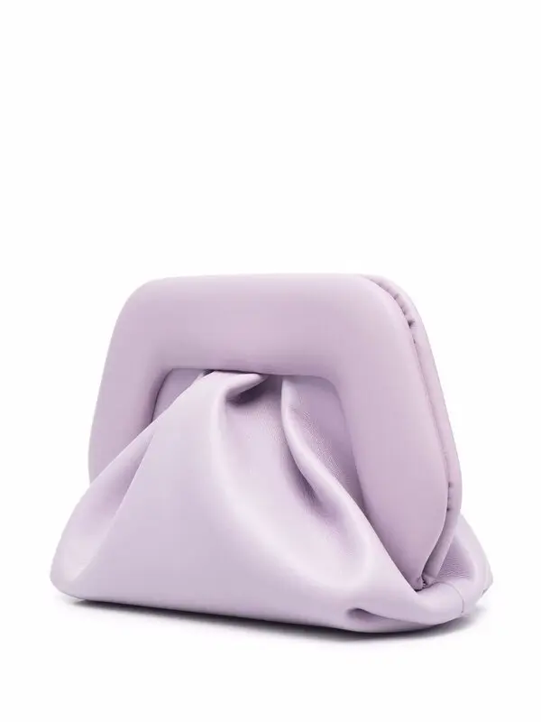 THEMOIRE Gea Ruched Clutch Bag