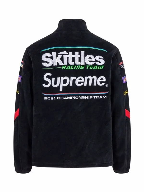 Supreme X Skittles Polartec Jacket - Black | Editorialist