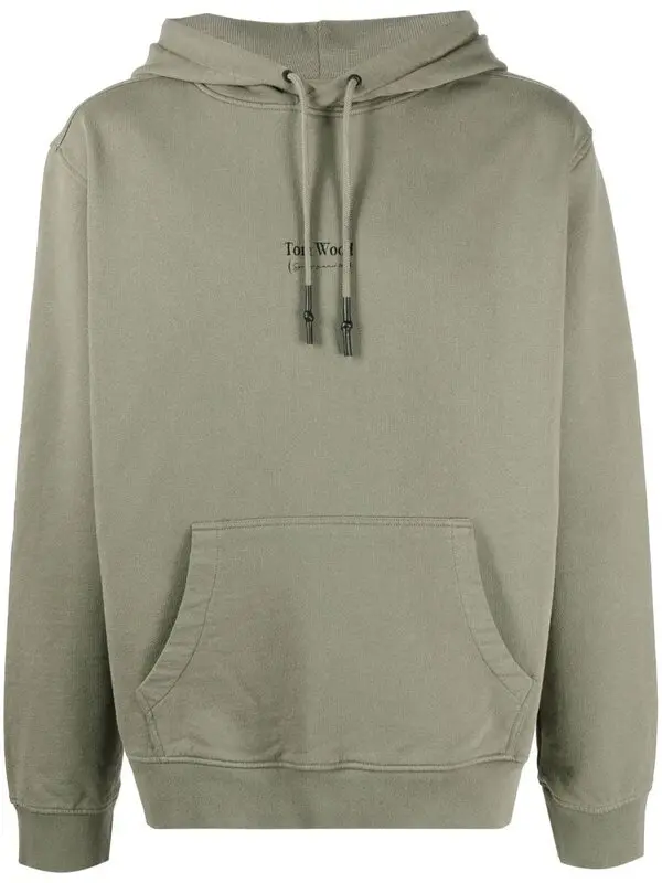 Tom Wood Logo-print Hoodie