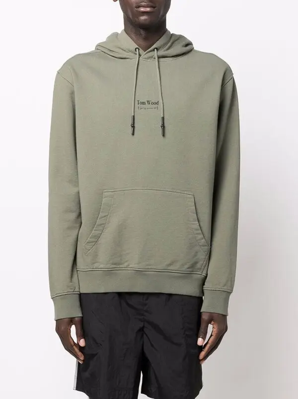 Tom Wood Logo-print Hoodie