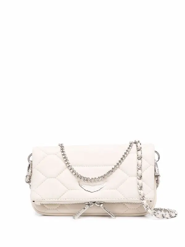Zadig&Voltaire Rock Nano Xl Shoulder Bag - Neutrals