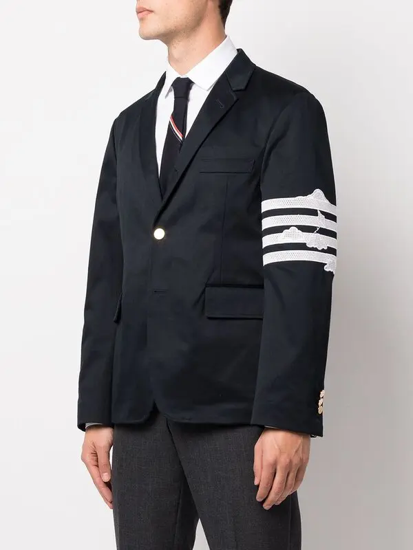 Thom Browne 4-bar Single-breasted Blazer - Blue