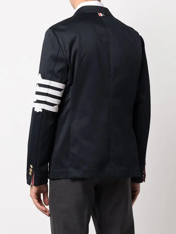 Thom Browne 4-bar Single-breasted Blazer - Blue