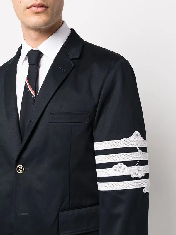 Thom Browne 4-bar Single-breasted Blazer - Blue
