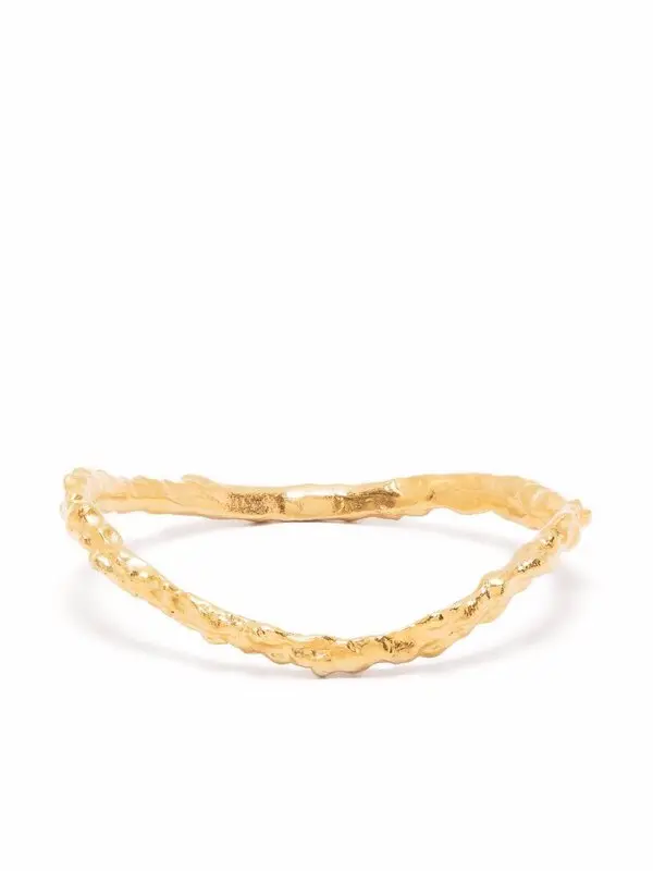 ALIGHIERI Plated Inferno Bangle - Gold