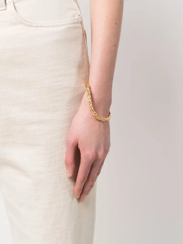 ALIGHIERI Plated Inferno Bangle - Gold