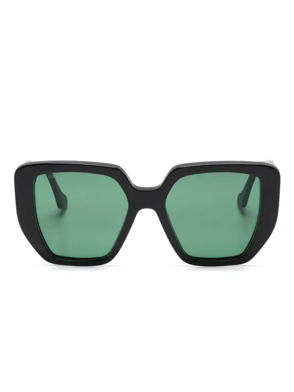 Gucci Oversized Sunglasses - Black