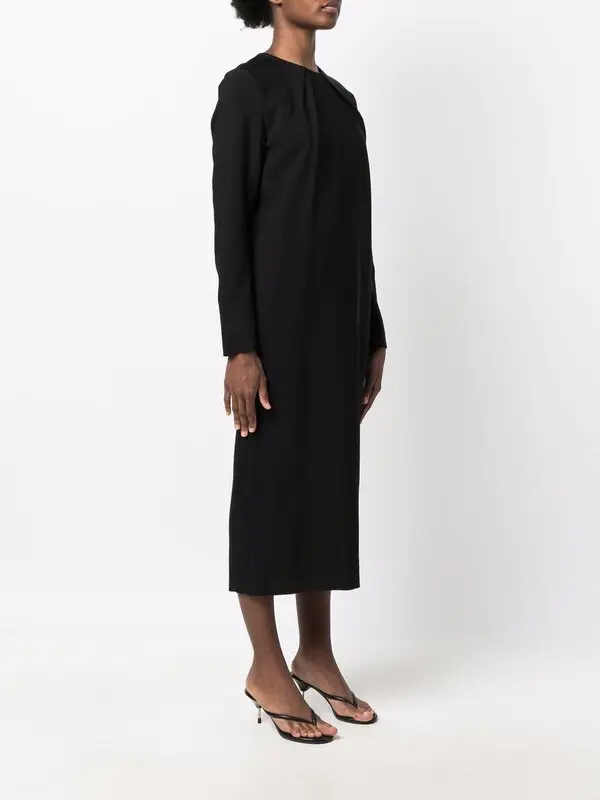TOTEME Pleat-detail Long-sleeve Dress