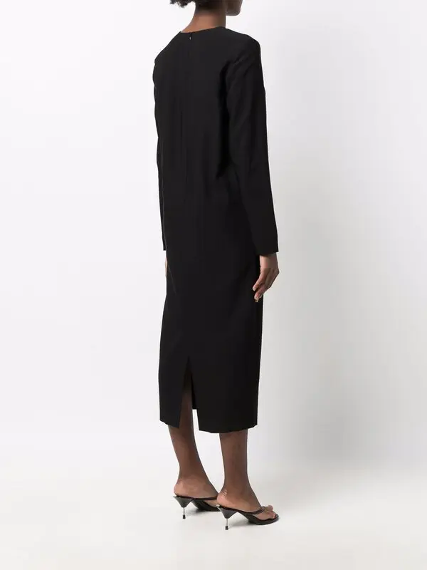 TOTEME Pleat-detail Long-sleeve Dress