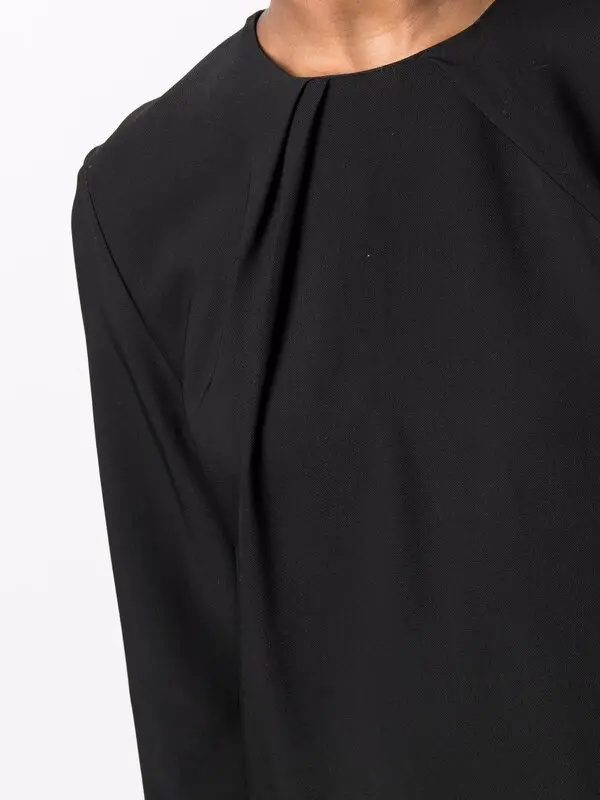 TOTEME Pleat-detail Long-sleeve Dress