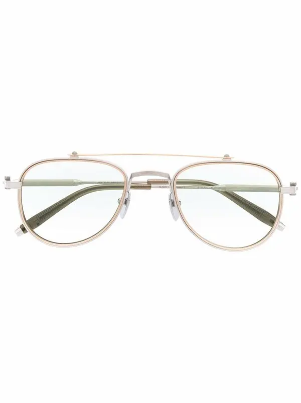 AKONI Calisto Pilot-frame Glasses - Silver