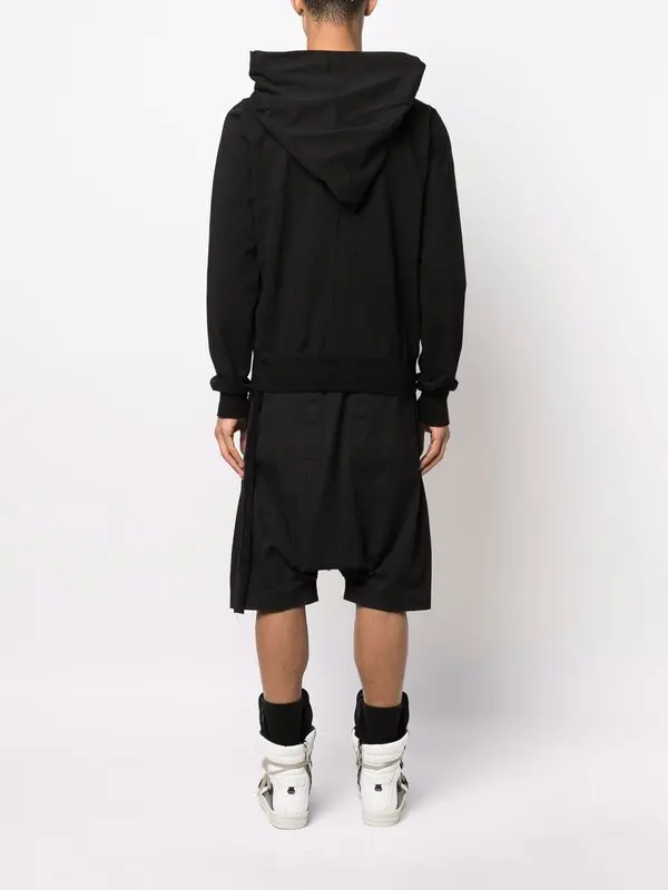 Rick Owens Draped Pointed Zip Hoodie