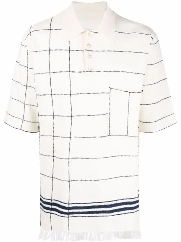 MAISON MARGIELA Striped Polo Shirt