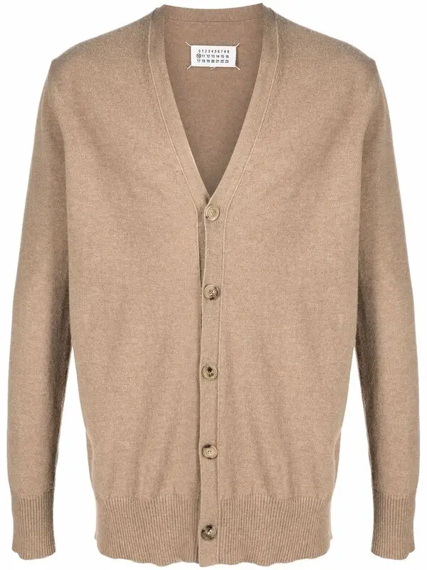 MAISON MARGIELA V-neck Cardigan - Brown