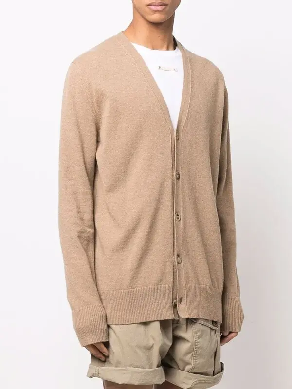 MAISON MARGIELA V-neck Cardigan - Brown