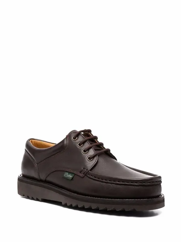 Paraboot Lace-up Detail Boat Shoes