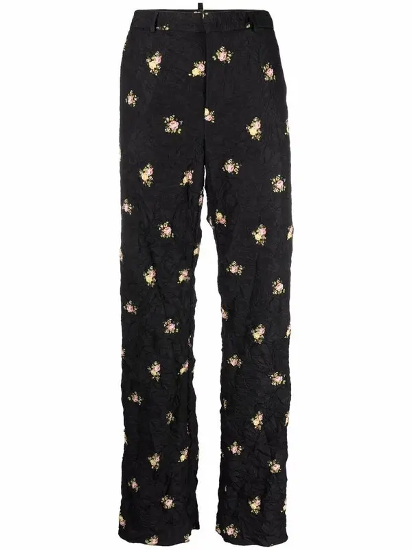 Dsquared2 Floral-print Trousers