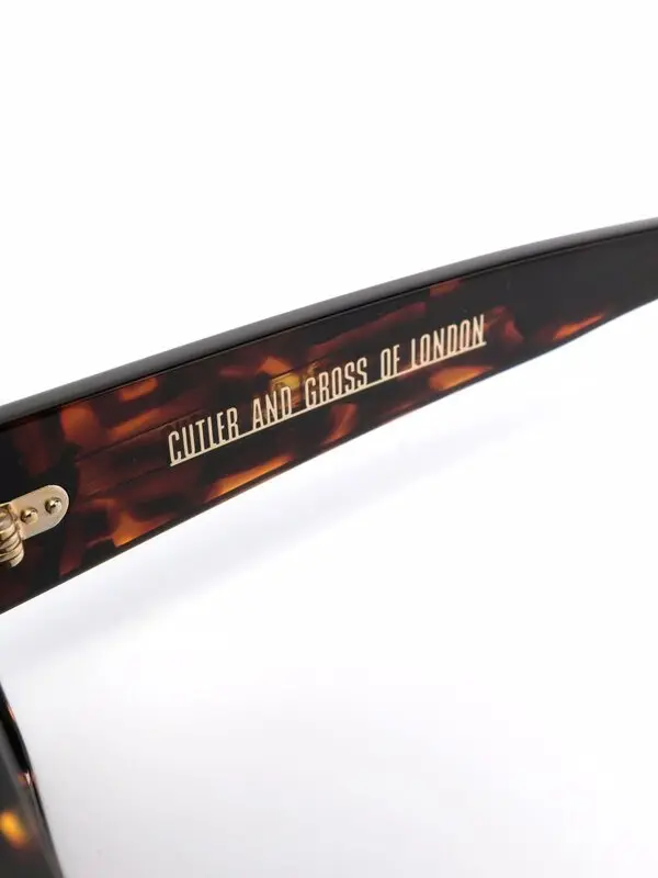 CUTLER & GROSS Rectangle Frame Sunglasses