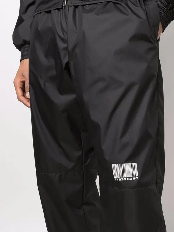VTMNTS Barcode-print Track Pants