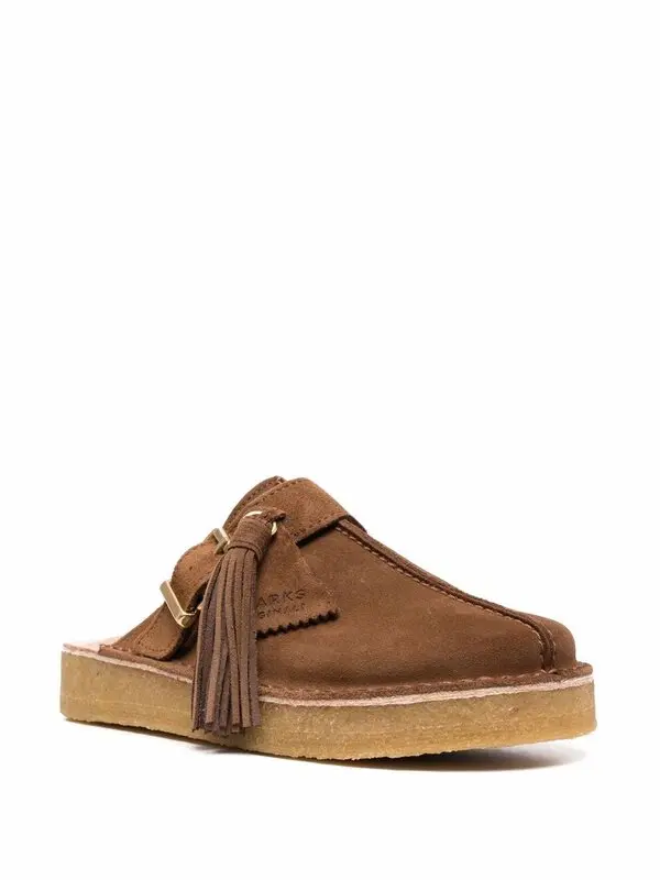 Clarks Suede Mules
