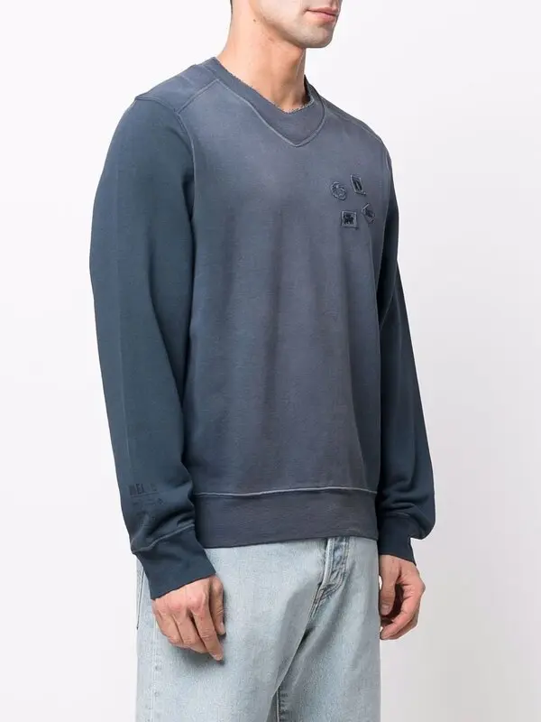DIESEL® Manny Patch-detail Sweatshirt