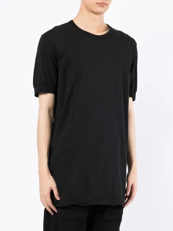 Boris Bidjan Saberi Raw-cut Hem Cotton T-shirt