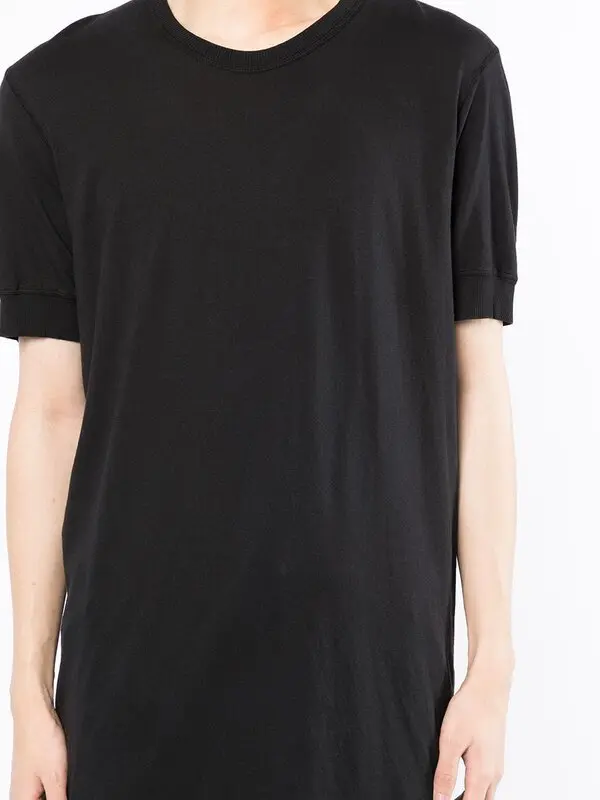 Boris Bidjan Saberi Raw-cut Hem Cotton T-shirt