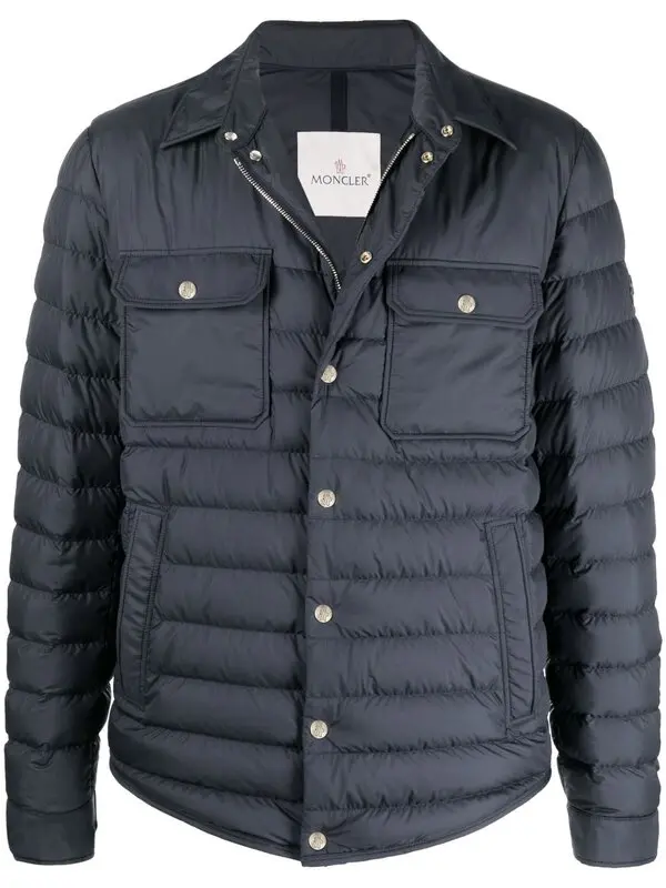 Moncler Mirmande Padded Jacket - Blue | Editorialist