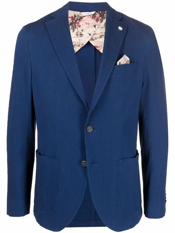 MANUEL RITZ Notched-lapel Single-breasted Blazer