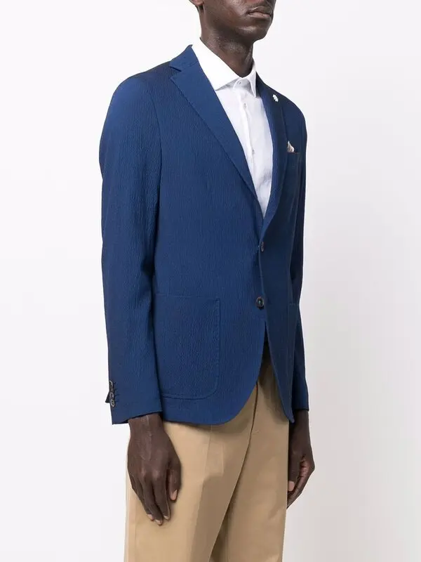MANUEL RITZ Notched-lapel Single-breasted Blazer