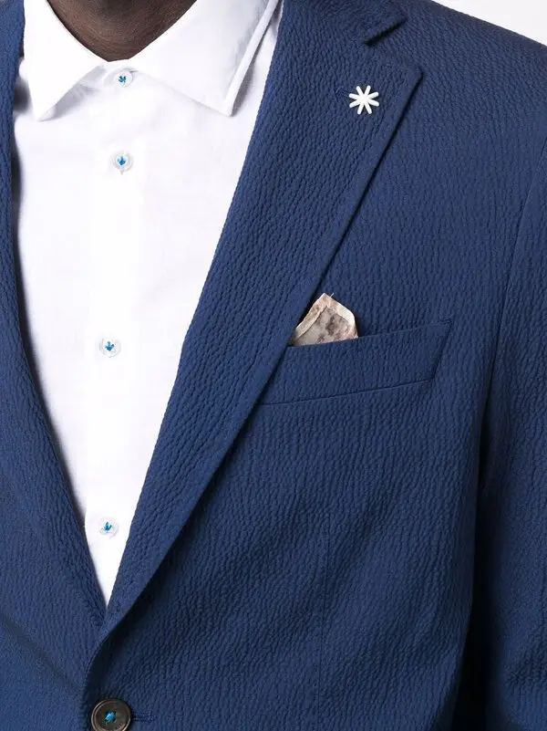 MANUEL RITZ Notched-lapel Single-breasted Blazer