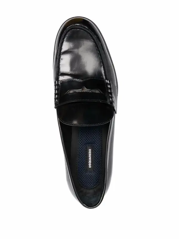 Dsquared2 High-shine Penny Loafers