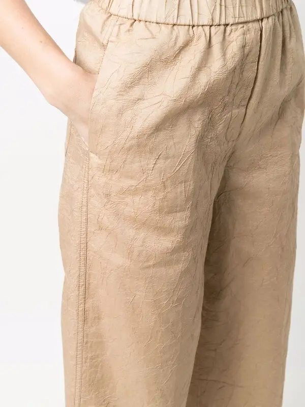 Peserico Cropped Wide-leg Trousers