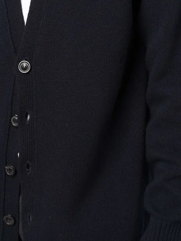 MAISON MARGIELA Oversized Knit Cardigan - Blue