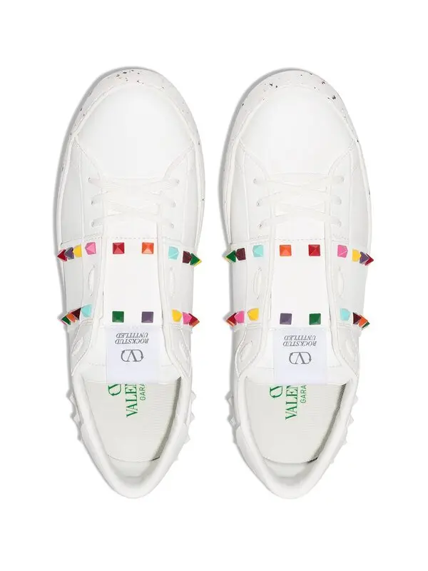 Valentino Garavani Open For A Change Leather Sneakers