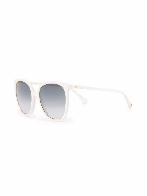 Gucci Round-frame Chain Sunglasses