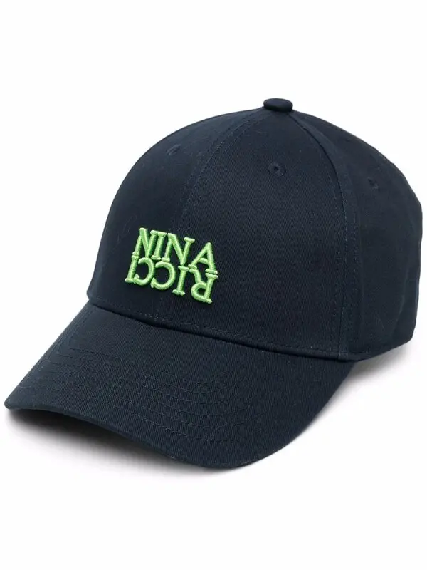 Nina Ricci Embroidered Logo Baseball Cap - Blue