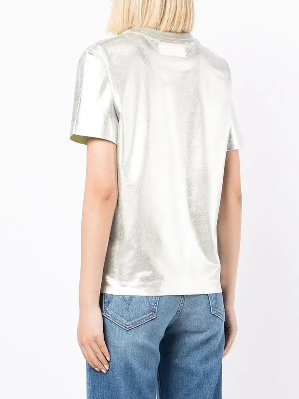 Stella McCartney 2001 Logo Metallic T-shirt