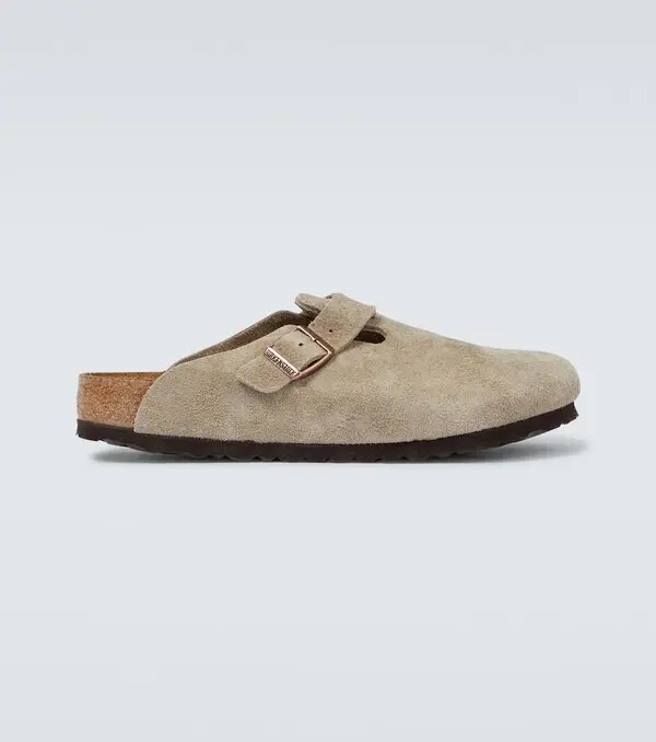 BIRKENSTOCK Boston Sfb Suede Mules