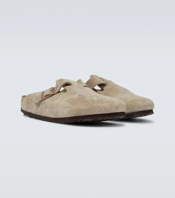 BIRKENSTOCK Boston Sfb Suede Mules