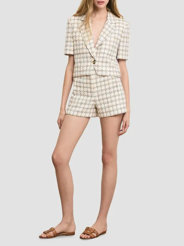 Veronica Beard Jazmin Tweed Shorts