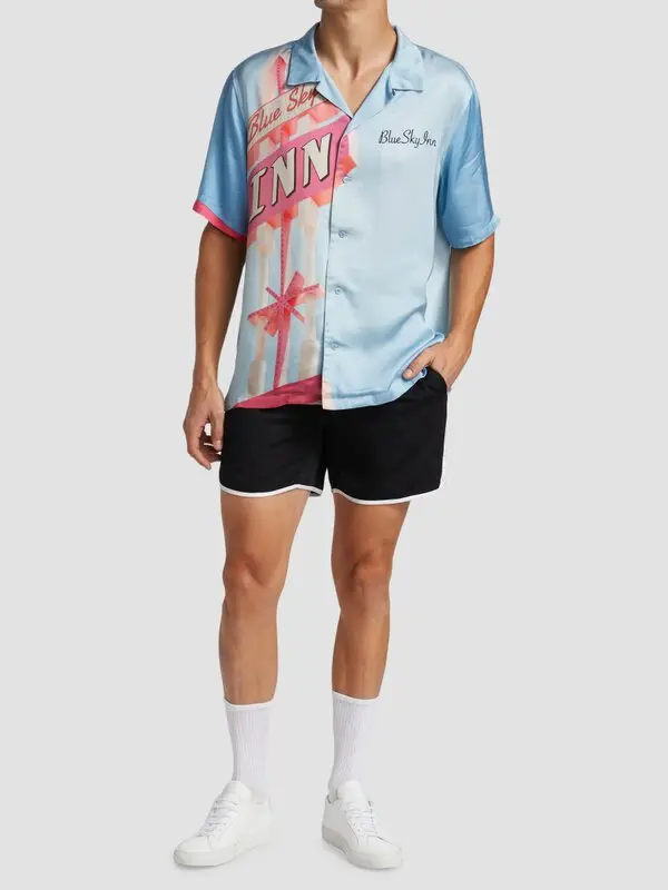 BLUE SKY INN Waiter Elastic Waistband Shorts
